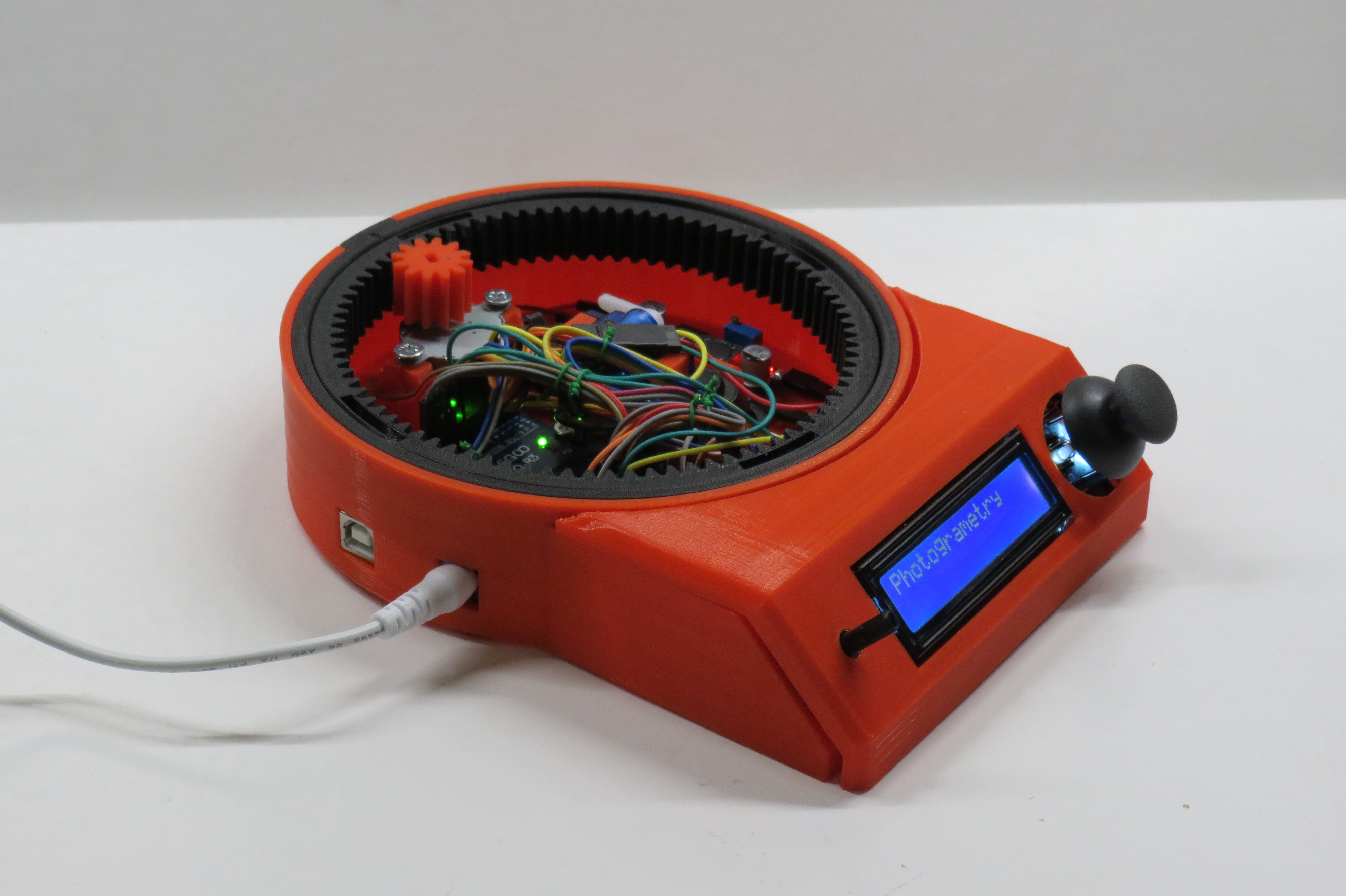 Arduino Controlled Photogrammetry 3d Scanner Model Bbprojects
